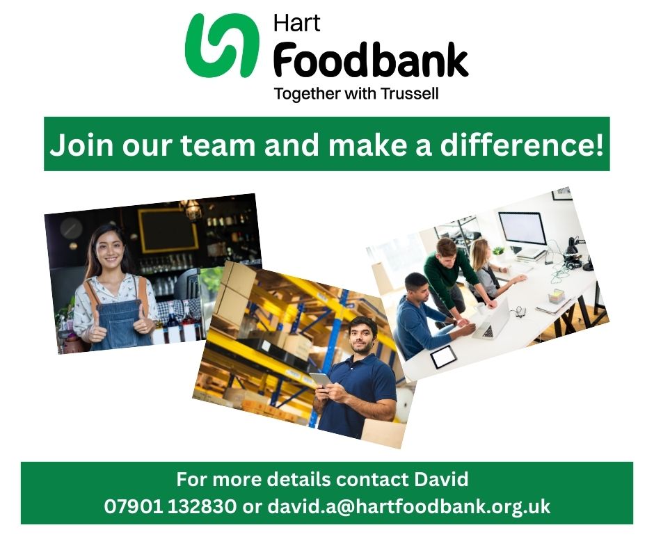 New year, new opportunity: Join us at Hart Foodbank! | Hart Foodbank