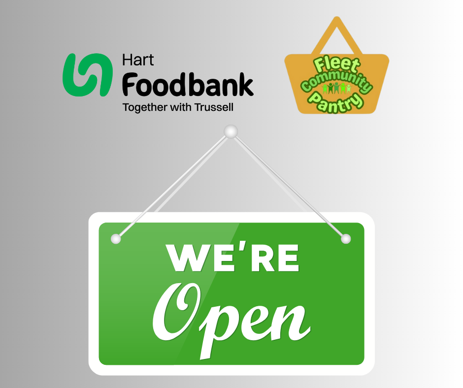 Our opening hours and donation points | Hart Foodbank