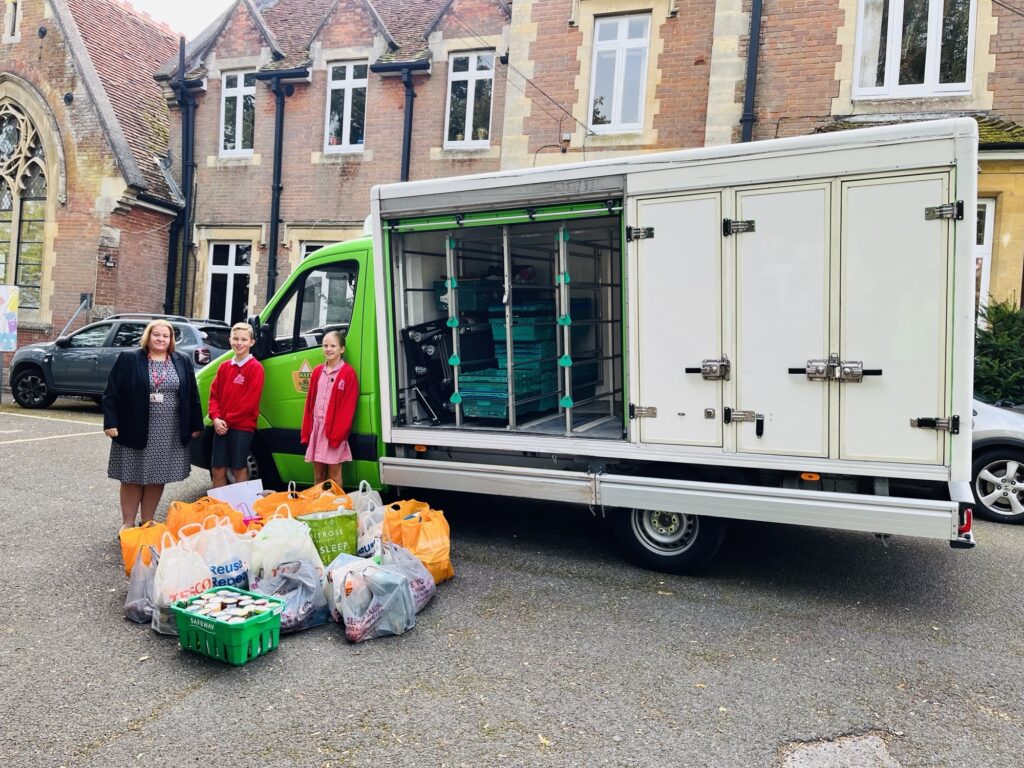 Mayhill School shares the spirit of Harvest 🌾💚 | Hart Foodbank