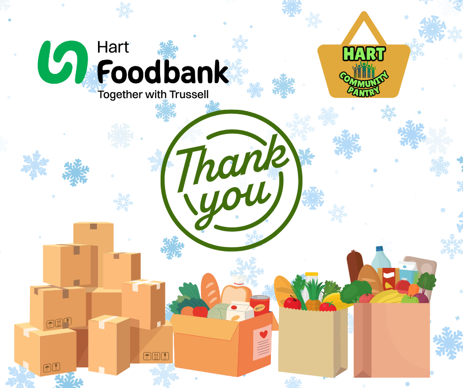 Food parcels distributed in 2025 – a year in numbers | Hart Foodbank