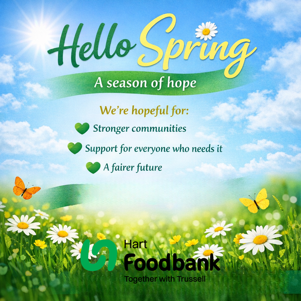 A season of hope: welcoming spring in our community 🌼 | Hart Foodbank