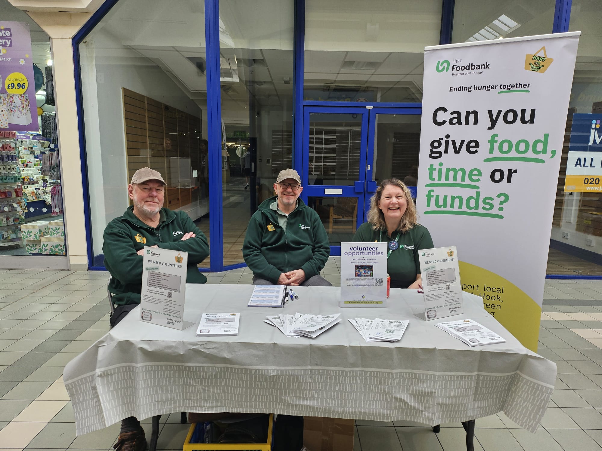 Volunteering makes a real difference at Hart Foodbank | Hart Foodbank